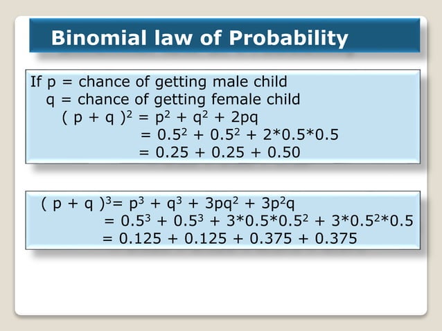 Laws of probability | PPTX | Physics | Science