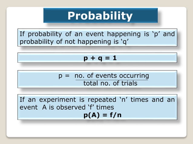 Laws of probability | PPTX | Physics | Science