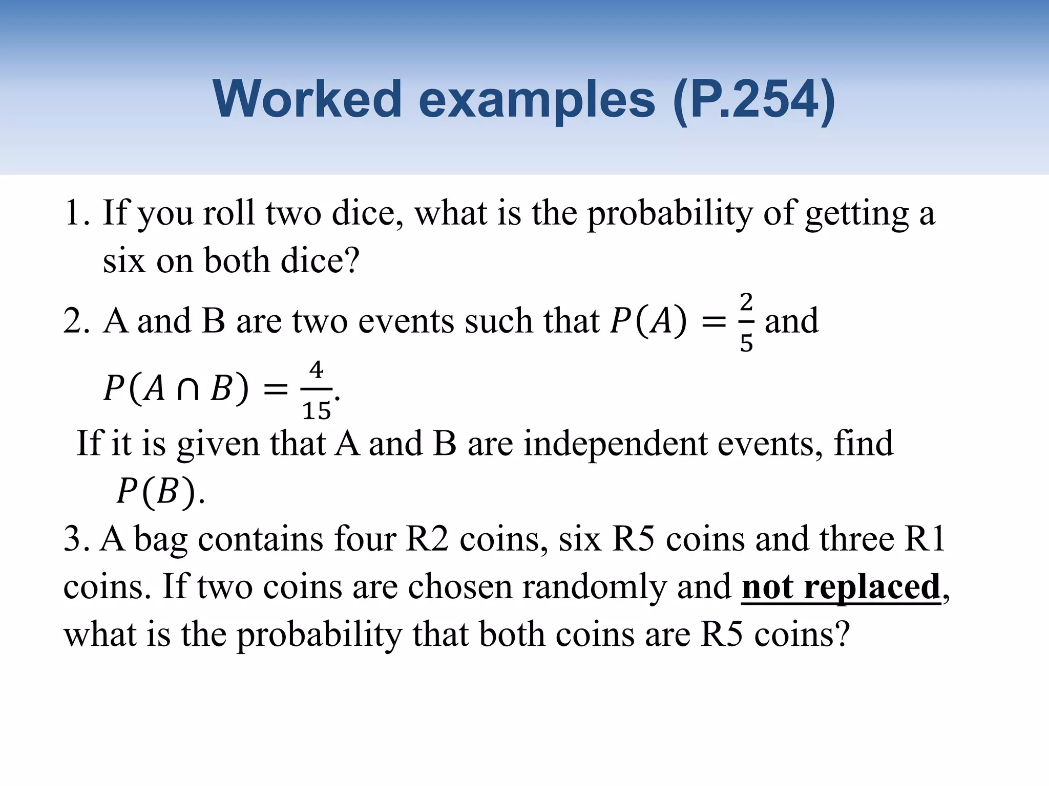 Probability (gr.11) | PPTX