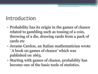 Probability | PPTX