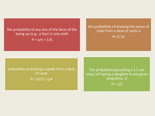 Probability and statistics | PPTX