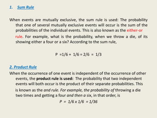 Probability and statistics | PPTX