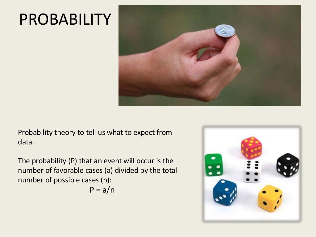 Probability and statistics