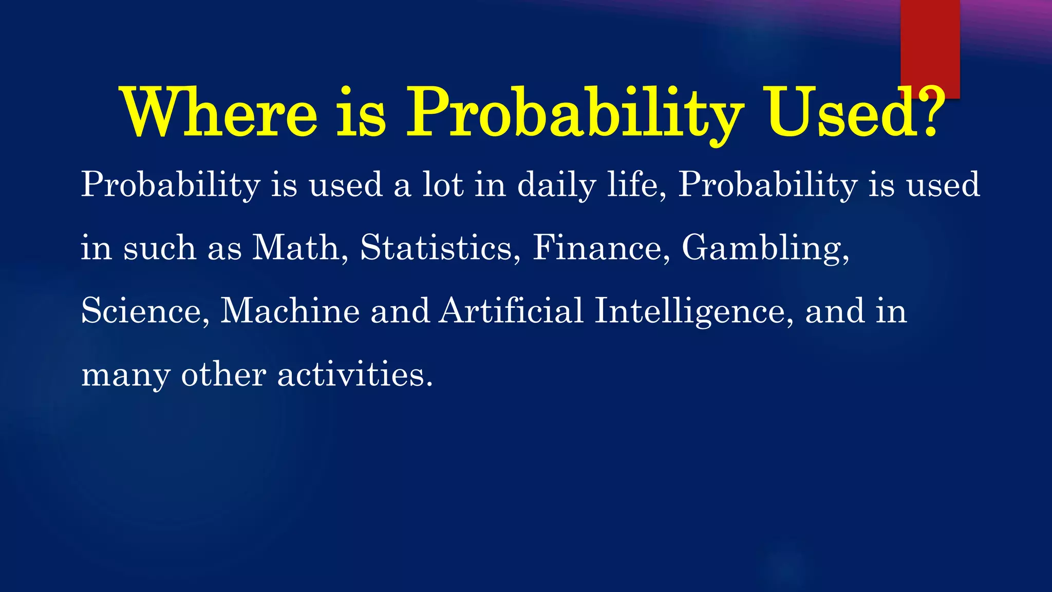Probability | PPTX