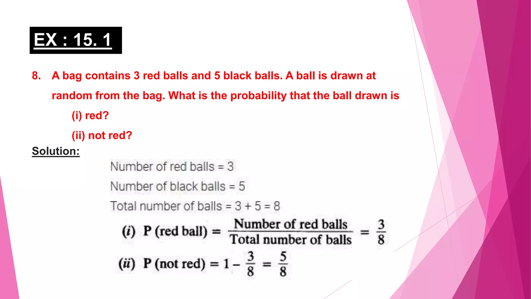 Probability class 10 | PPTX