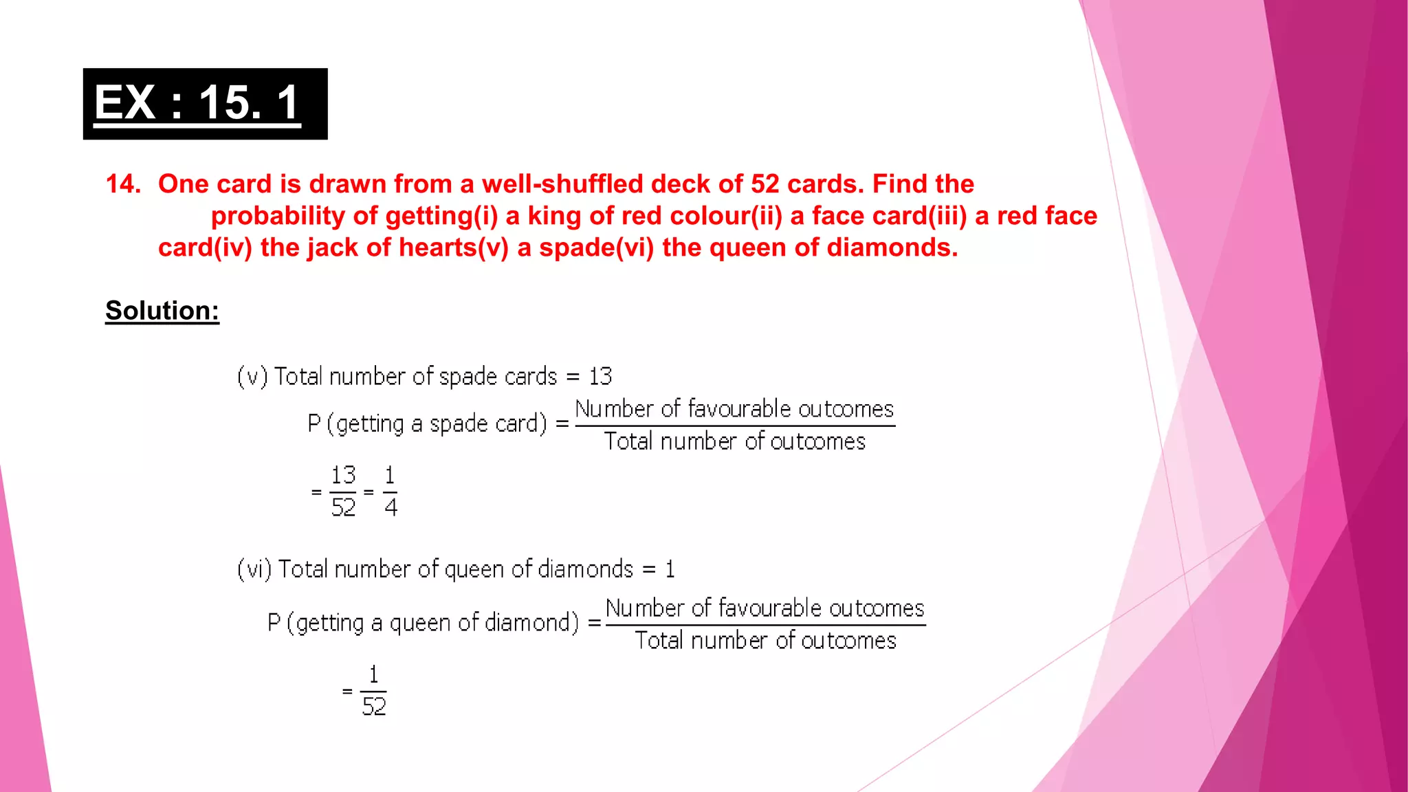Probability class 10 | PPTX