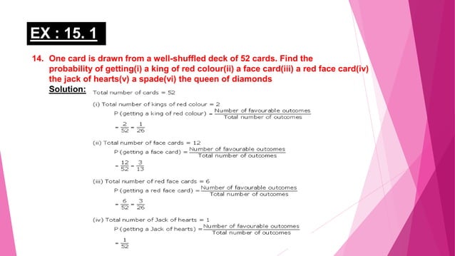 Probability class 10 | PPTX