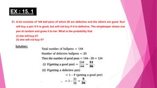 Probability class 10 | PPT