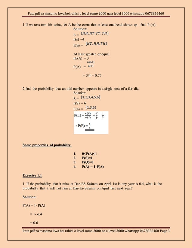 Probability | PDF
