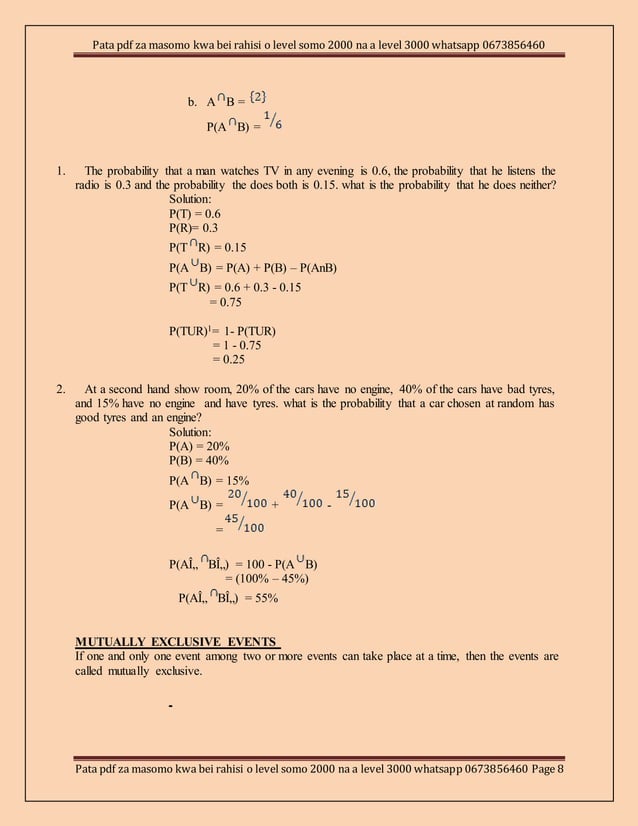 Probability | PDF