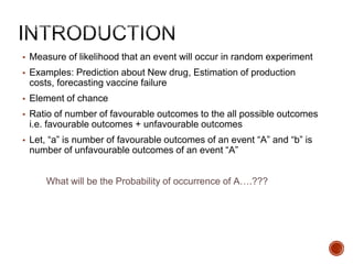 PROBABILITY | PPTX | Physics | Science