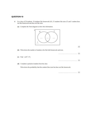 PROBABILITY IGCSE MATHEMATICS QUESTIONS.pdf