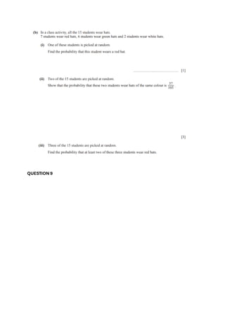 PROBABILITY IGCSE MATHEMATICS QUESTIONS.pdf