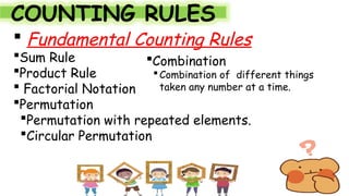 PROBABILITY AND COUNTING RULES IN STATISTICS | PPTX