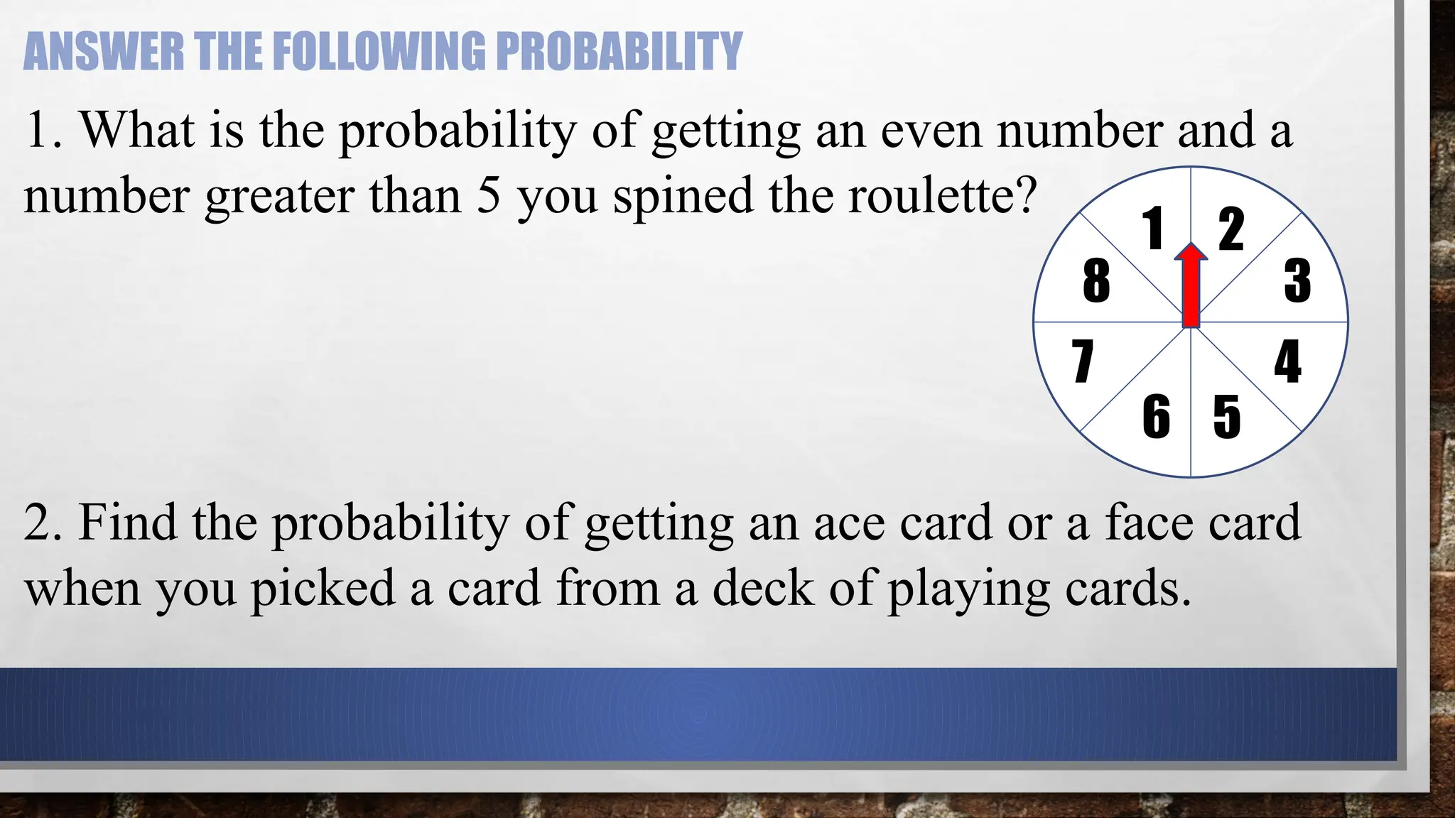 PROBABILITY union and intersection of events.pptx