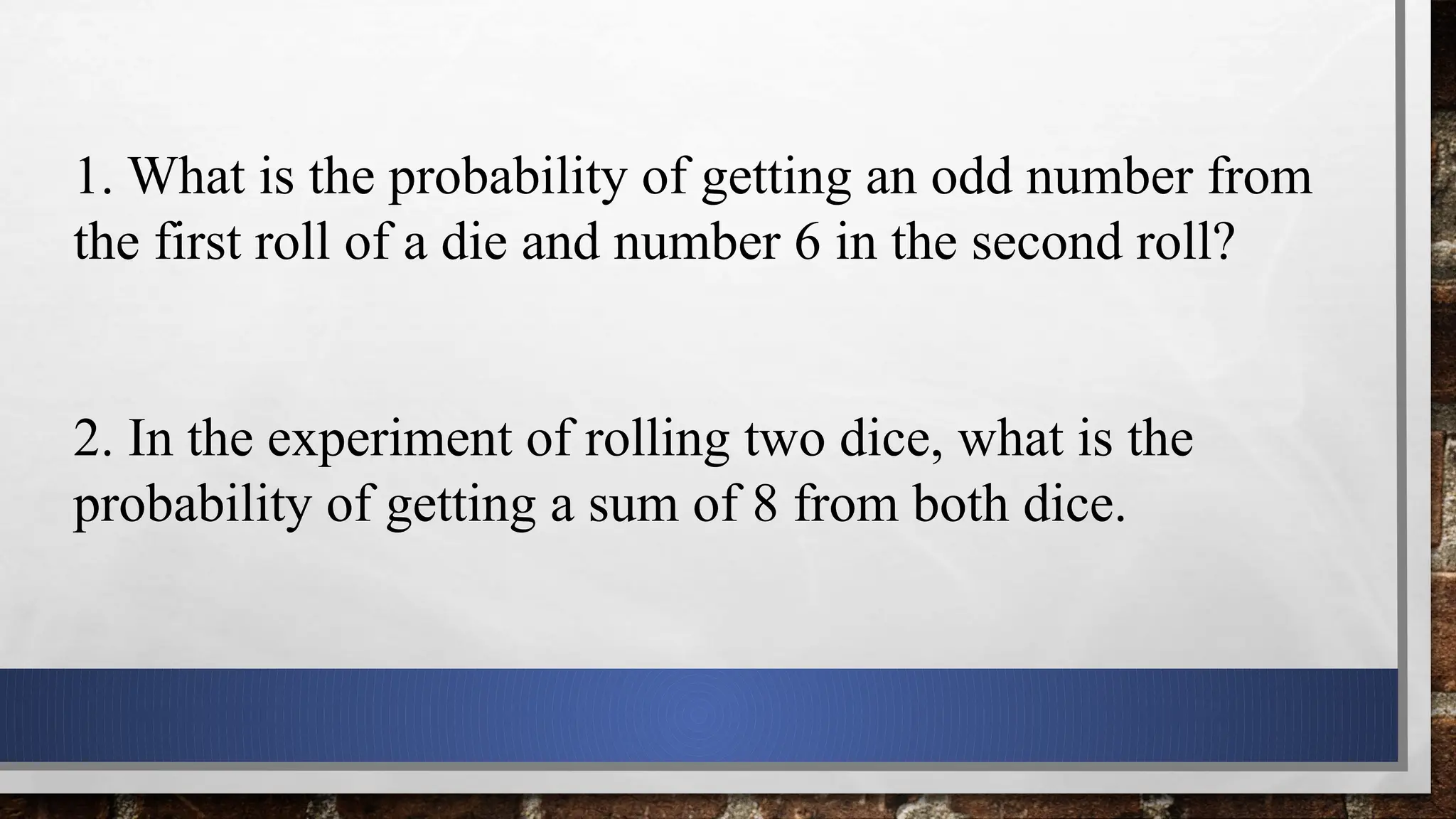PROBABILITY union and intersection of events.pptx