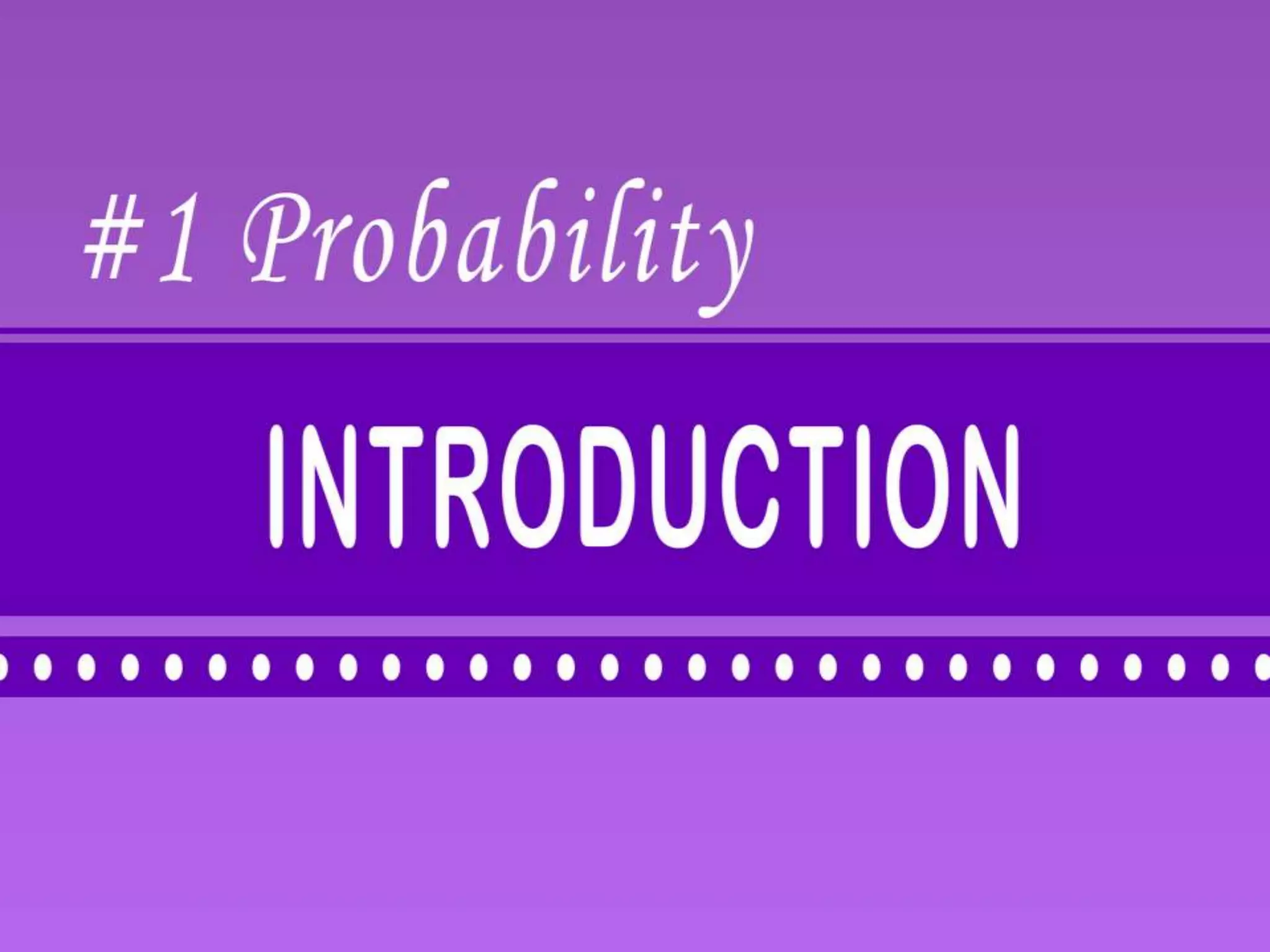 Probability - Probability Experiments & Problems solving Maths Videos ...