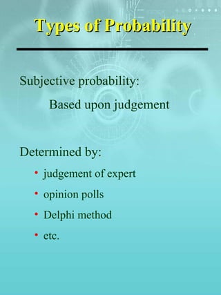 Probability Concepts Applications | PPT