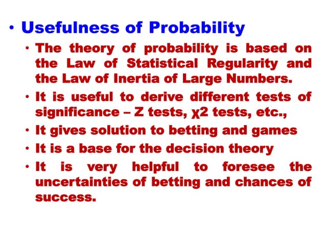 Probability-Economic Statistics.ppt | Physics | Science