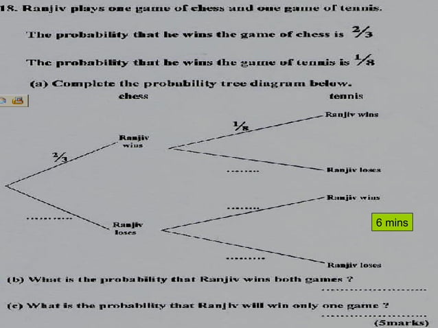 Probability Exam Questions | PPT