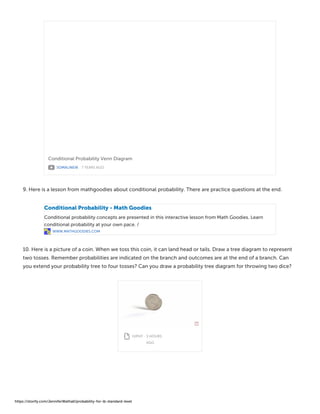Probability for-ib-standard-level | PDF
