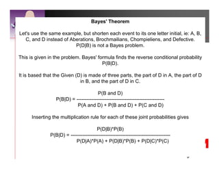 Probability & Bayesian Theorem | PDF | Physics | Science