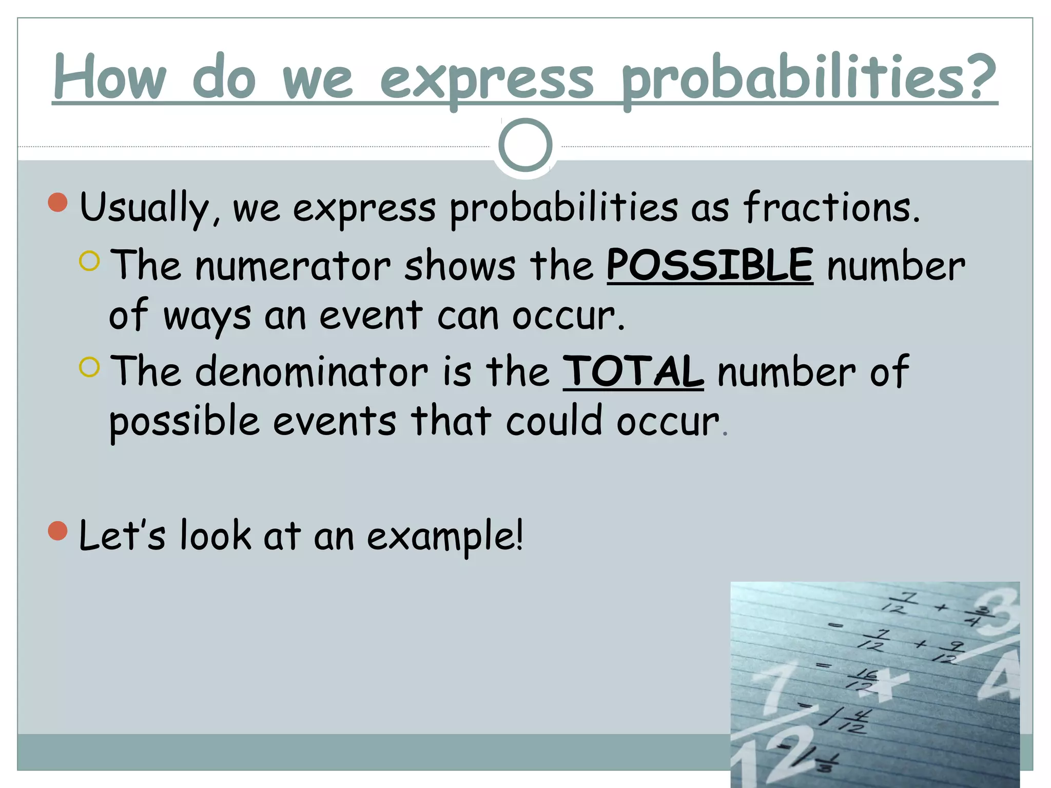 Basic Probability | PPT