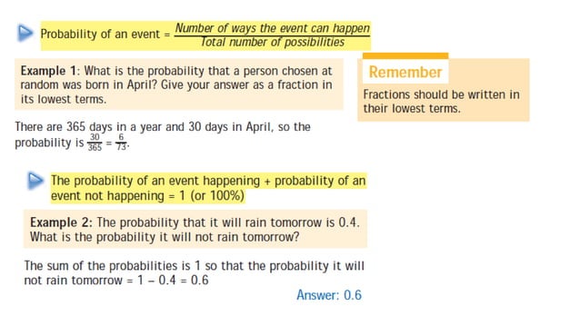 FS Maths Level 2 - July 1, 2023 (Probability and its type - 2). | PPT