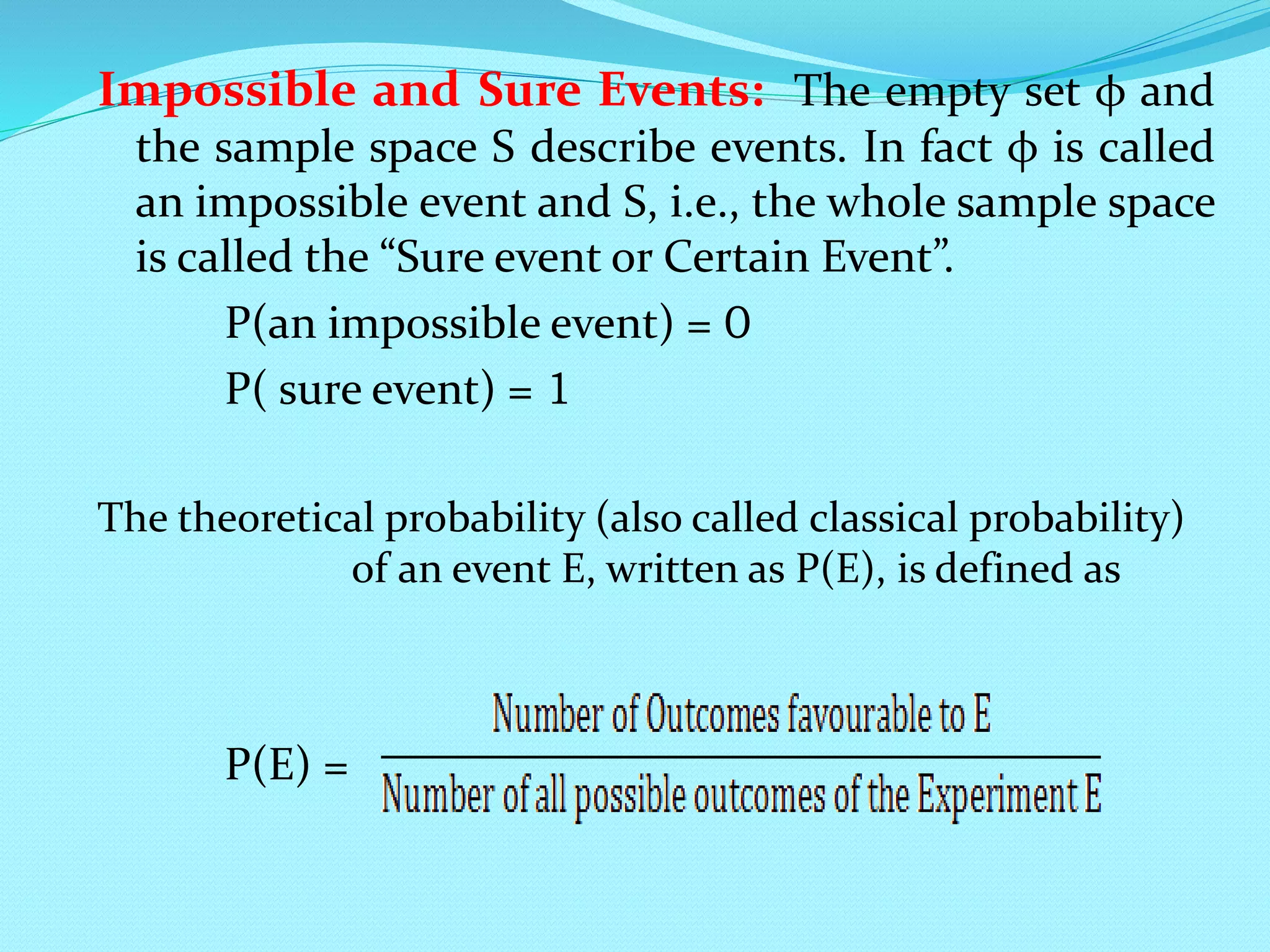 Probability PART 1 - X NCERT | PPTX