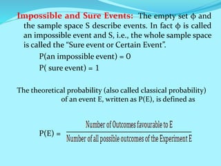 Probability PART 1 - X NCERT | PPT