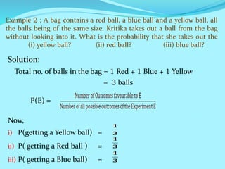Probability PART 1 - X NCERT | PPTX