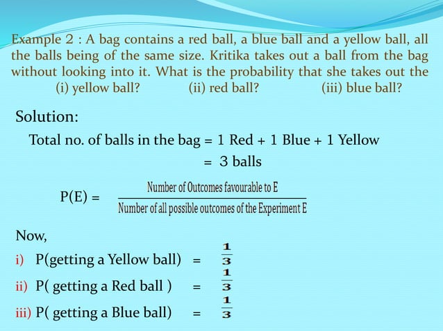 Probability PART 1 - X NCERT | PPT