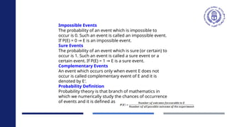 probability 10.pptxBasic Terms Used in Probability | PPTX
