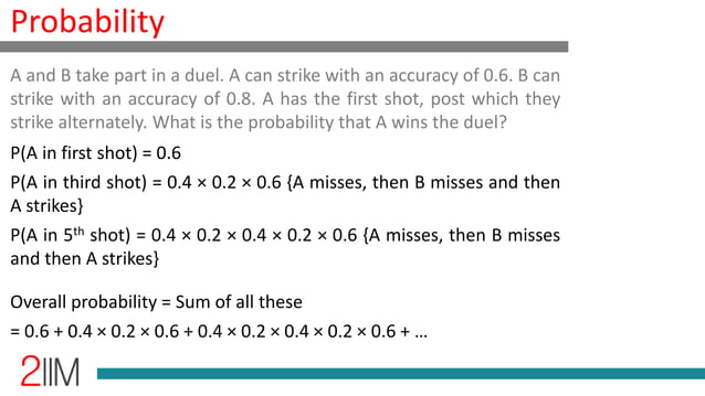 Probability - Combining Probability and GP | PPTX