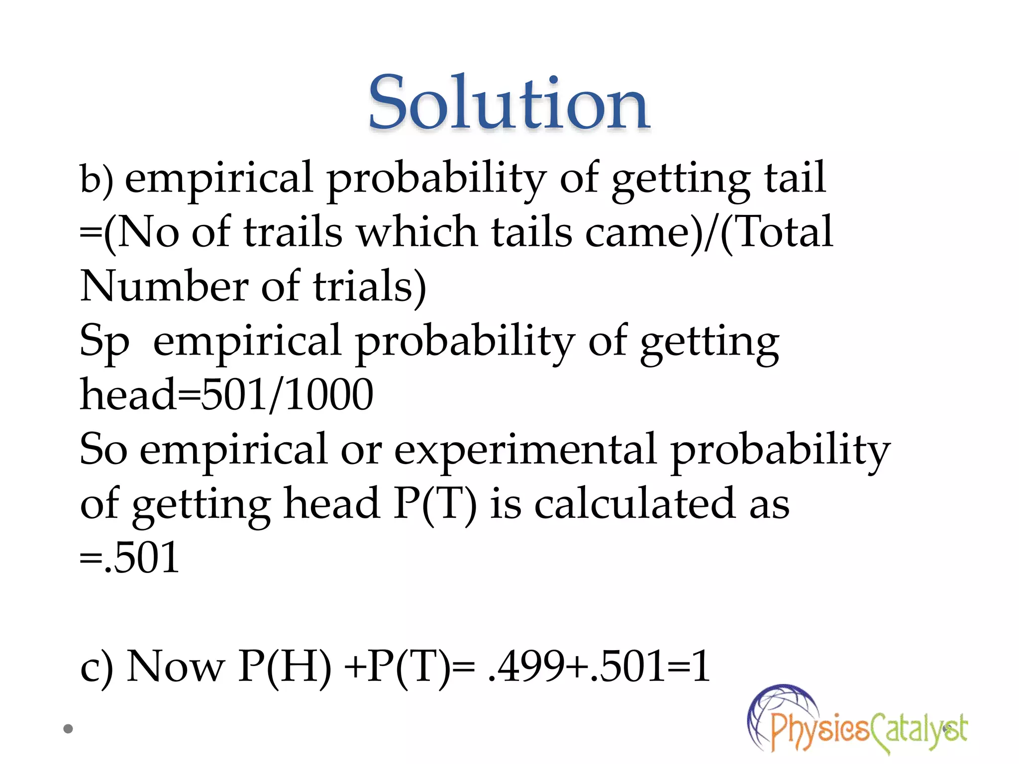 Probability Problems | PPTX | Physics | Science