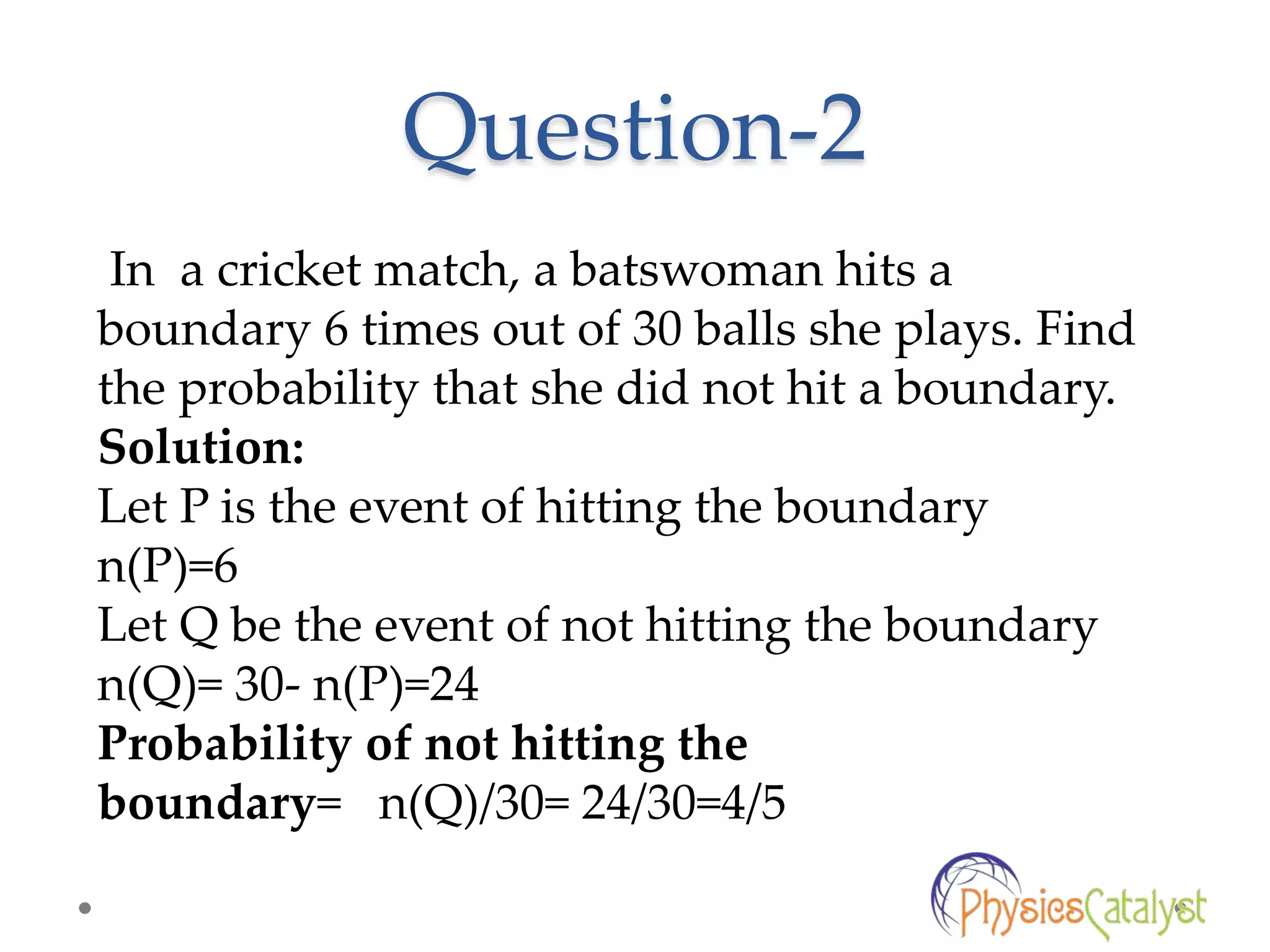 Probability Problems | PPT