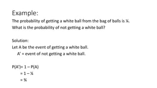 Axioms of Probability | PPTX