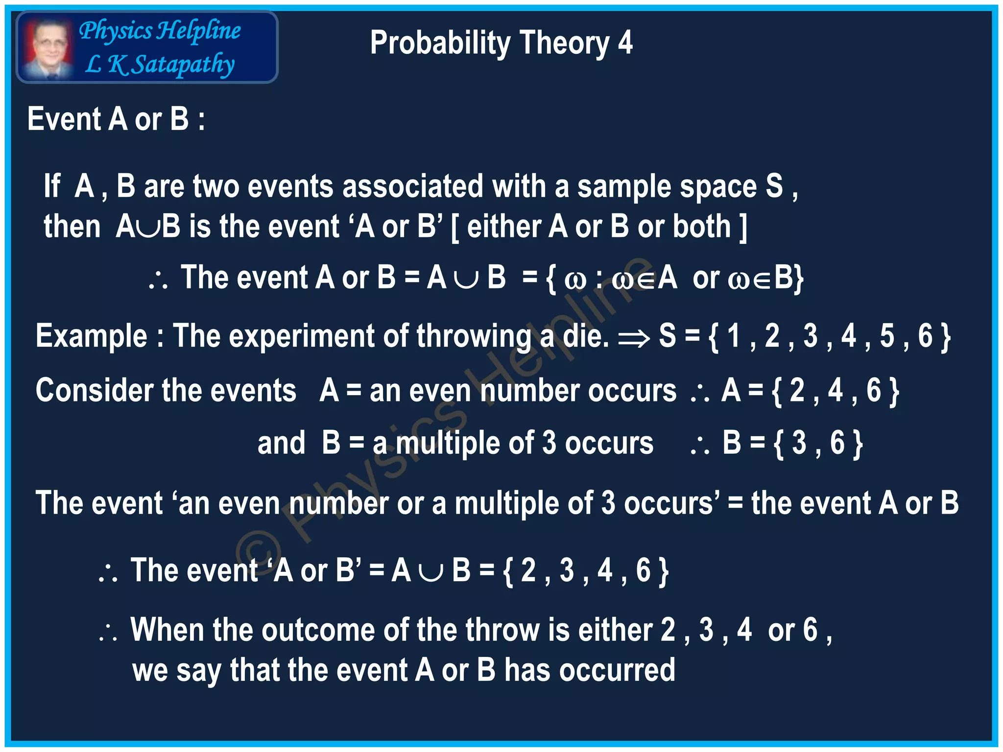 Probability Theory 4 | PPT