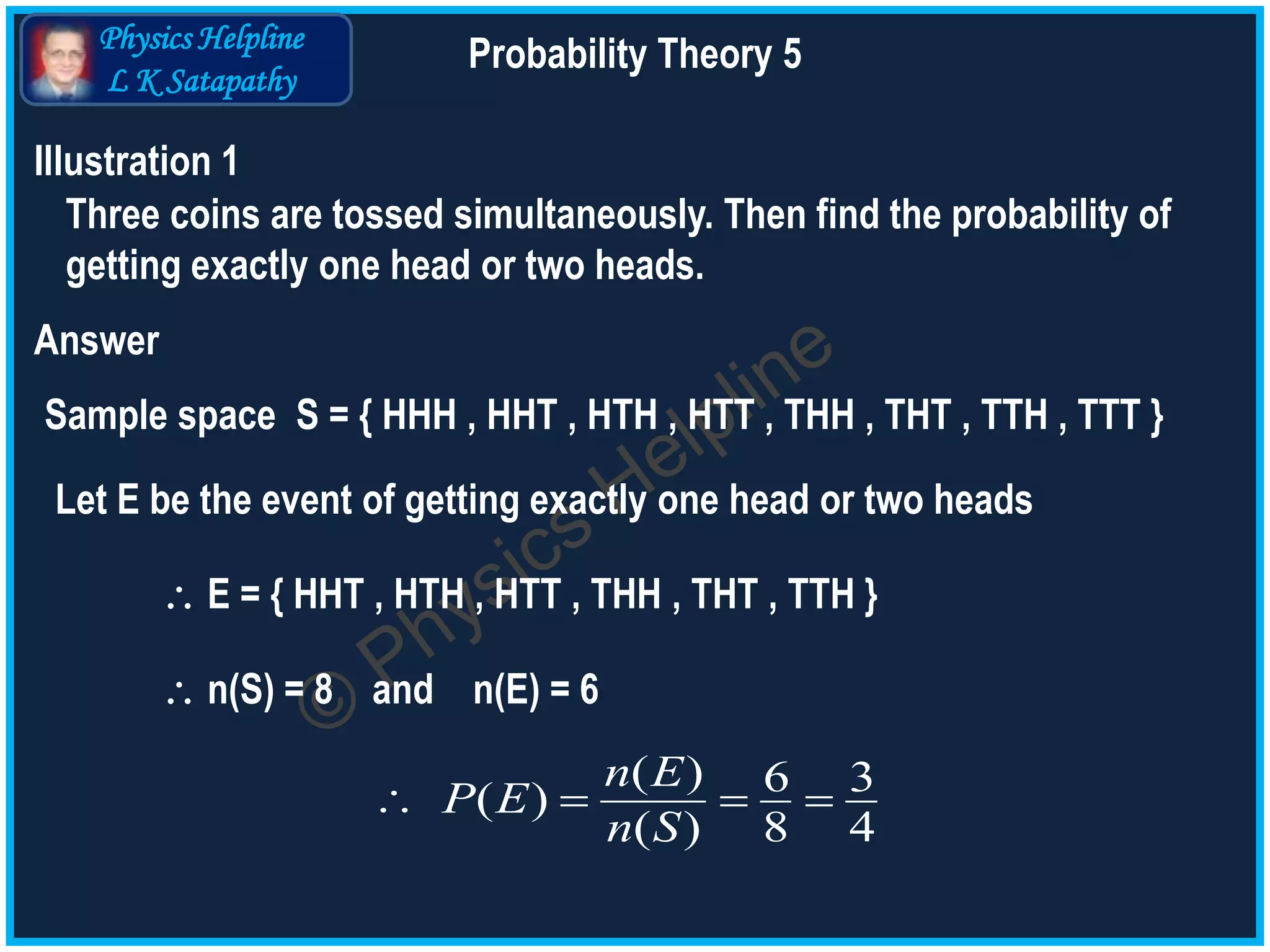 Probability Theory 5 | PPTX | Physics | Science