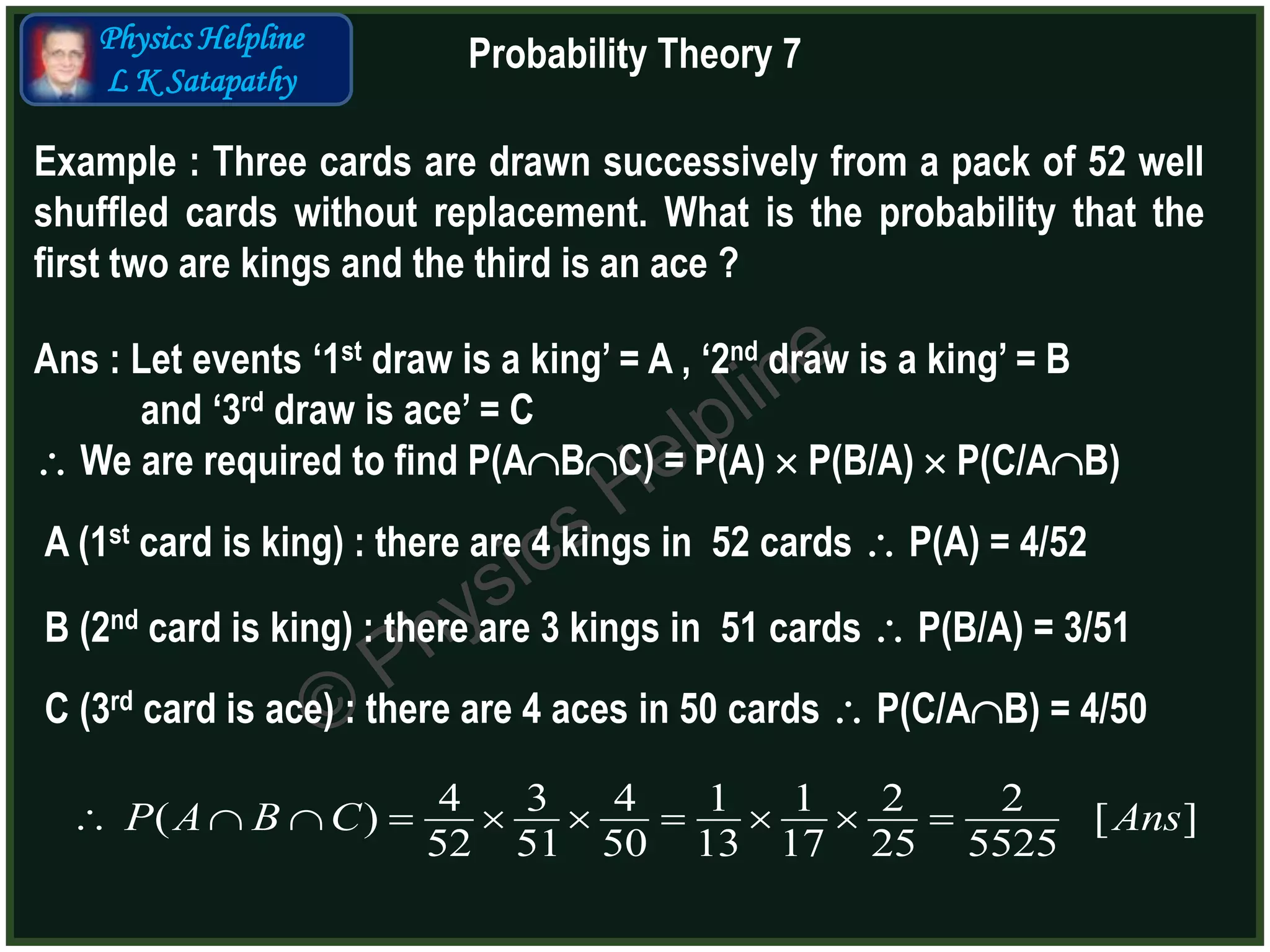 Probability Theory 7 | PPTX