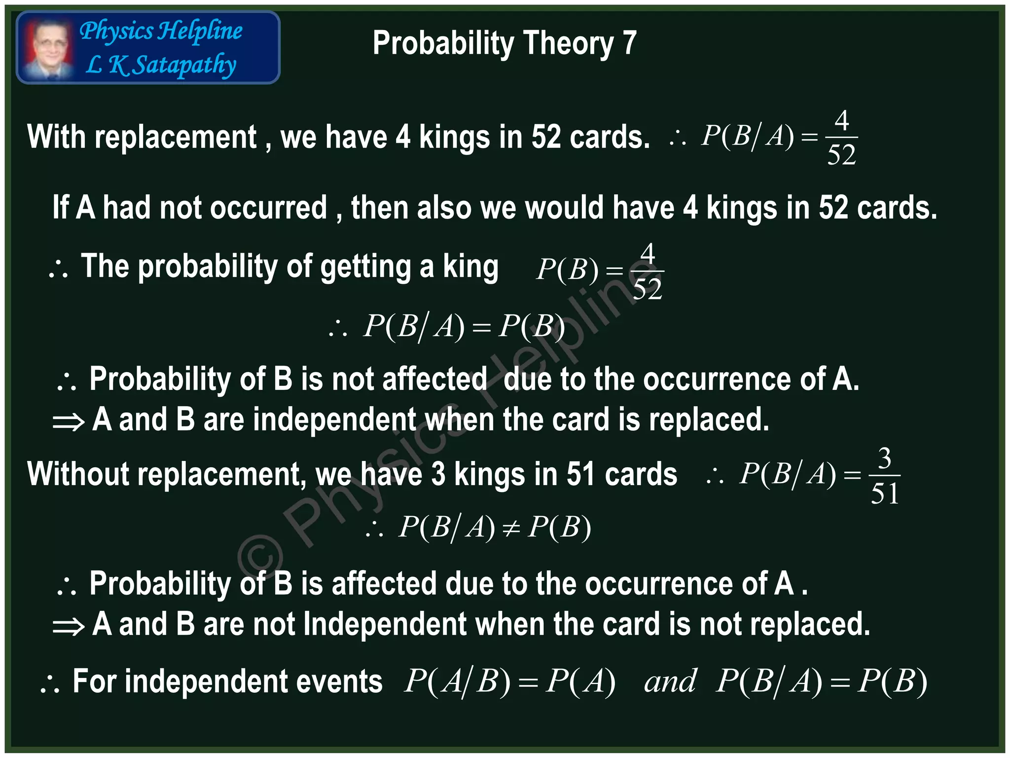 Probability Theory 7 | PPTX