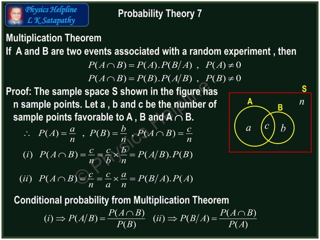 Probability Theory 7 | PPTX