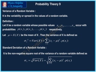 Probability Theory 9 | PPT