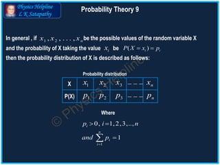 Probability Theory 9 | PPT