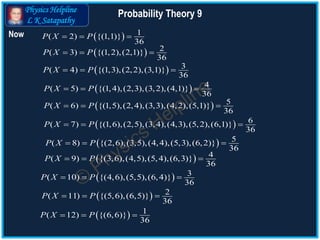Probability Theory 9 | PPT