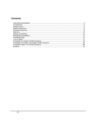 Probability for GCSE | PDF