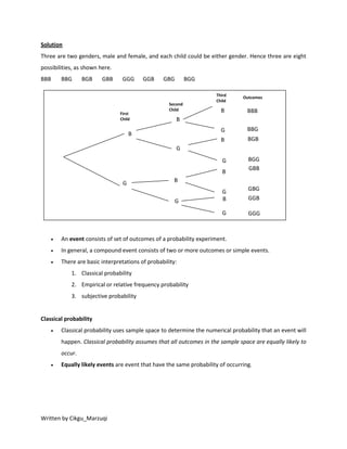 Probability and counting rules | PDF
