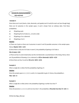 Probability and counting rules | PDF