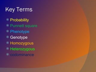 Probability+and+heredity | PPT | Genetics | Science