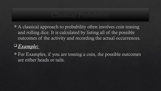 Probability and its Types with easy Examples | PPTX | Physics | Science